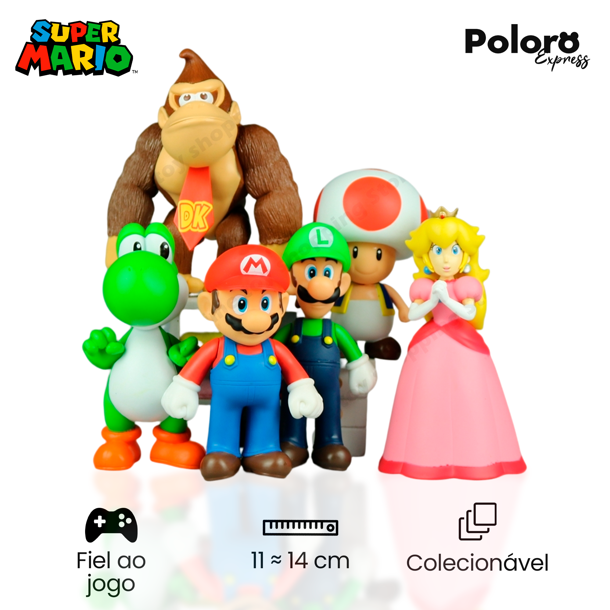 Bonecos do Super Mario de 11cm a 14cm - Action Figures – Poloro Express